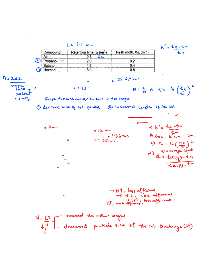 Tutorial 4 Chm260 Pdf Chromatography High Performance Liquid