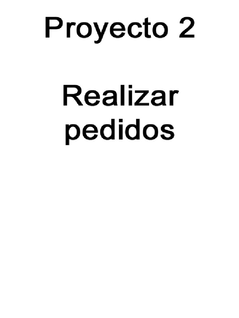 Proyecto 2 | PDF