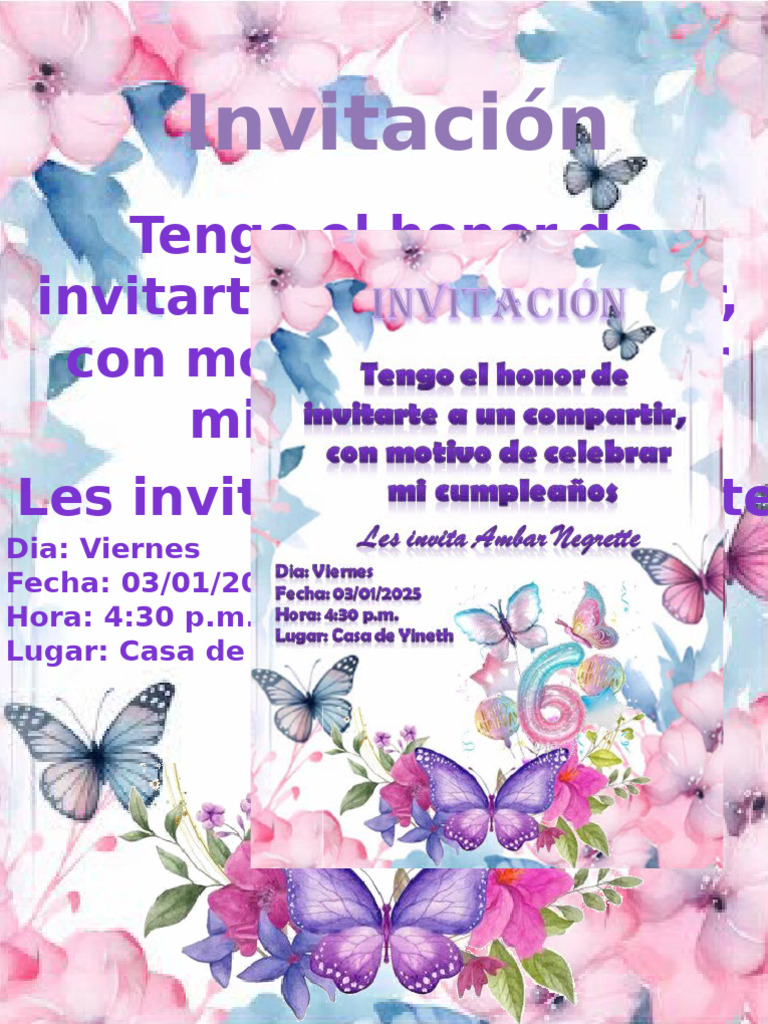 Invitacion de Yineth | PDF