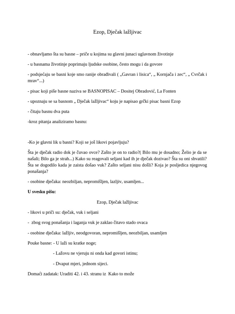 Ezop | PDF