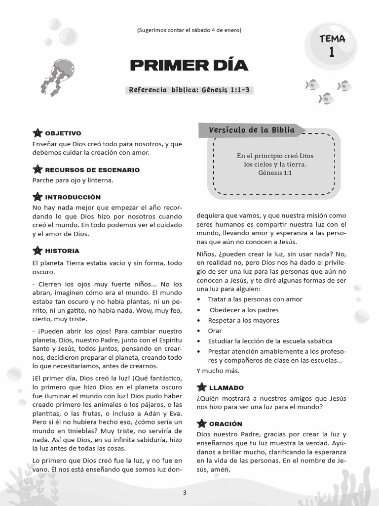 1 PRIMER DÍA | PDF | Amor | Creencia religiosa y doctrina