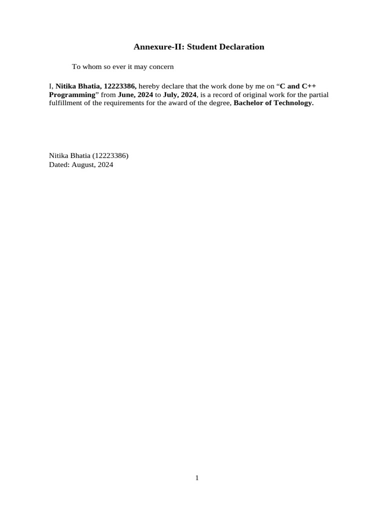 Report C & CPP | PDF | C++ | Pointer (Computer Programming) Report C & CPP | PDF | C++ | Pointer (Computer Programming)