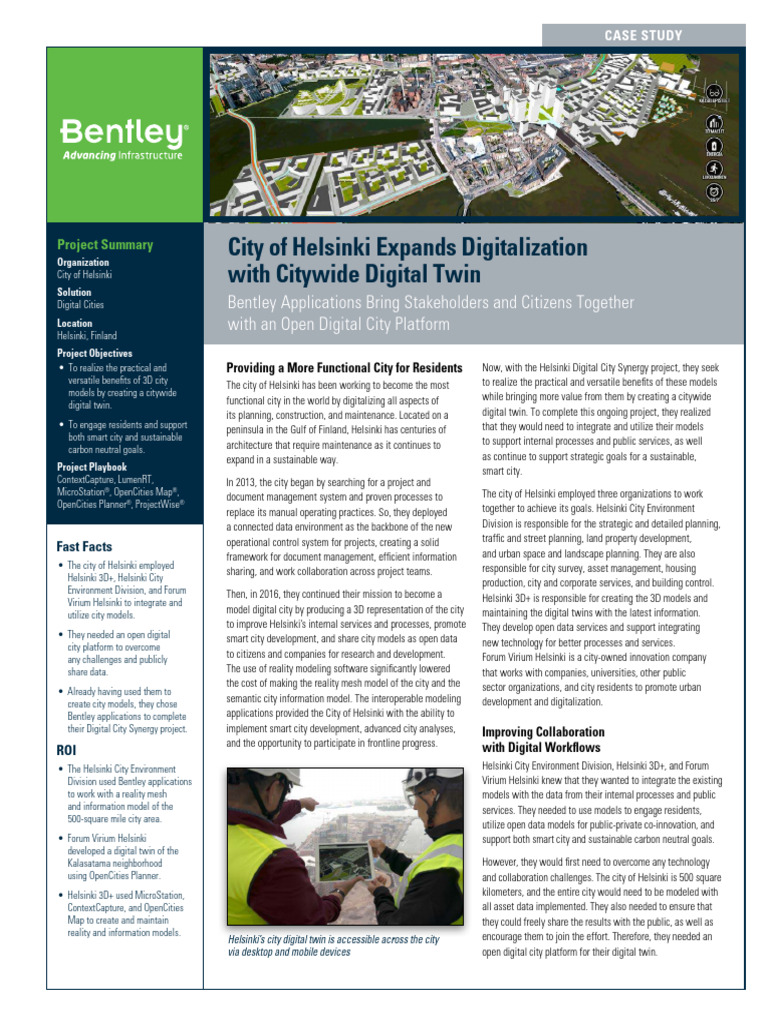 CS City of Helsinki Citywide Digital Twin LTR EN LR | PDF ...