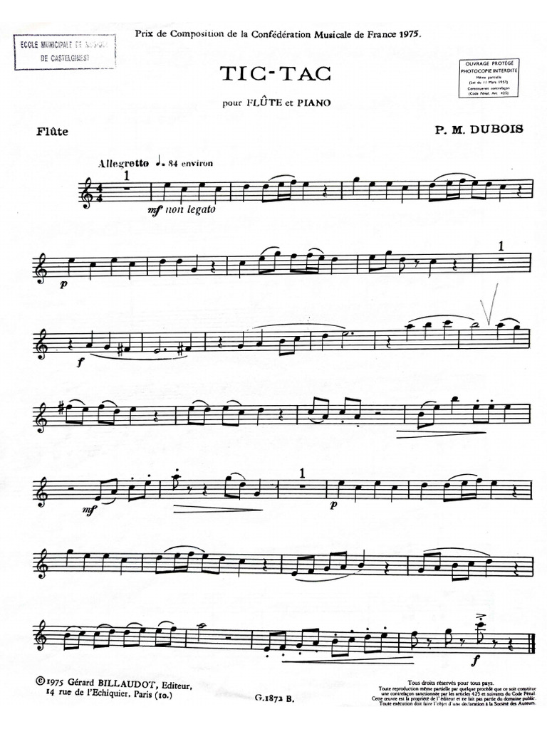 Dubois Tic Tac | PDF