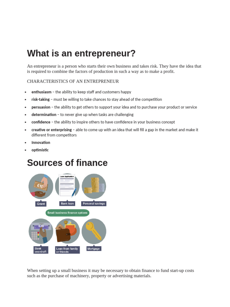Understanding Entrepreneurship Basics | PDF | Banks | Interest