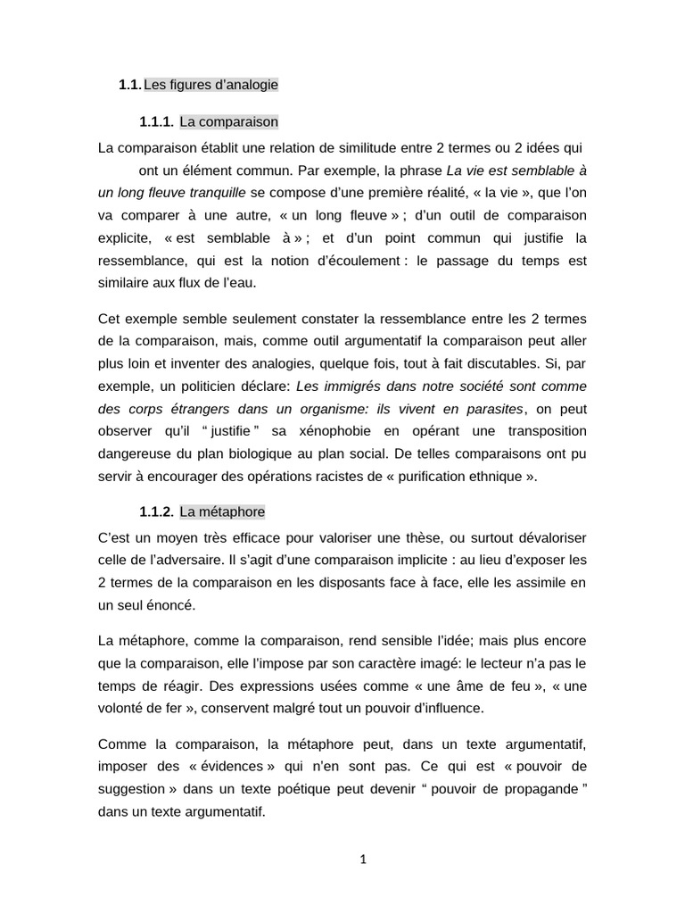 Les Figures de Style | PDF | Techniques de rhétorique