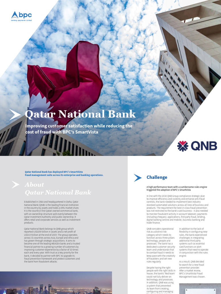 QNB -Case_Study | PDF | Banks | Fraud