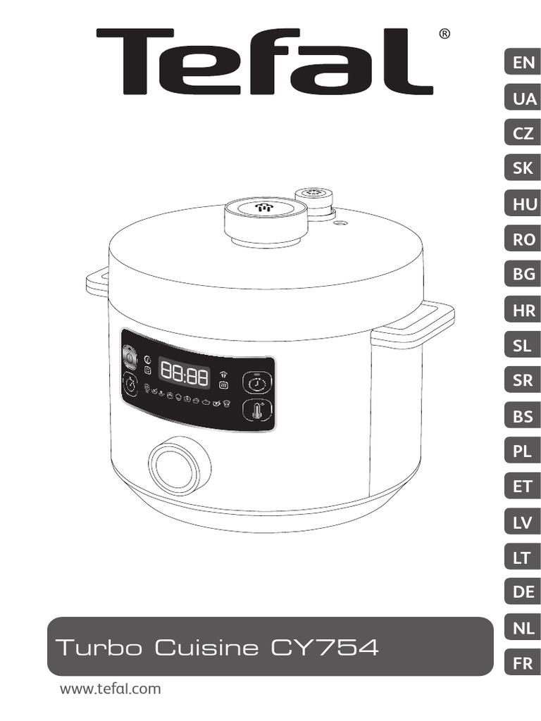 Tefal Turbo Cuisine CY754830 | PDF