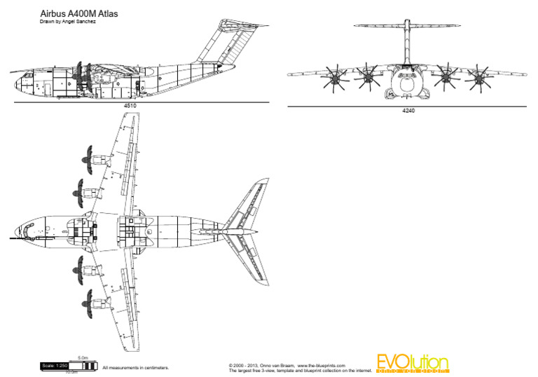 Airbus A400M Atlas Blueprint 1:250 | PDF