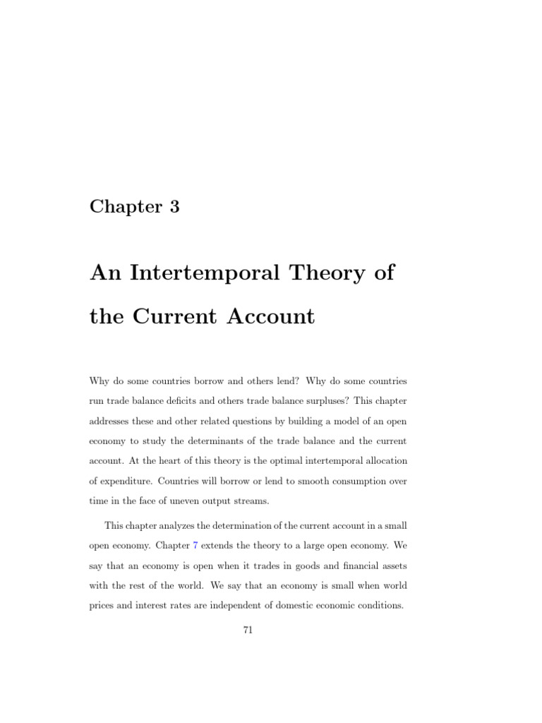 1.2) SUW - Theory of Intertemporal CA | PDF | Consumption (Economics ...
