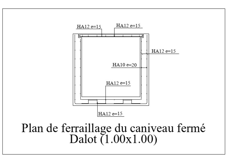 Ferraillage Dalot - 031840 | PDF