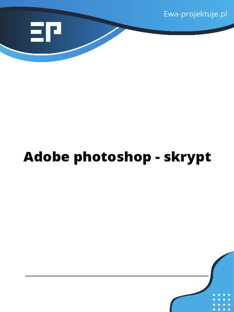 Skrypt - Adobe Photoshop 4 | PDF