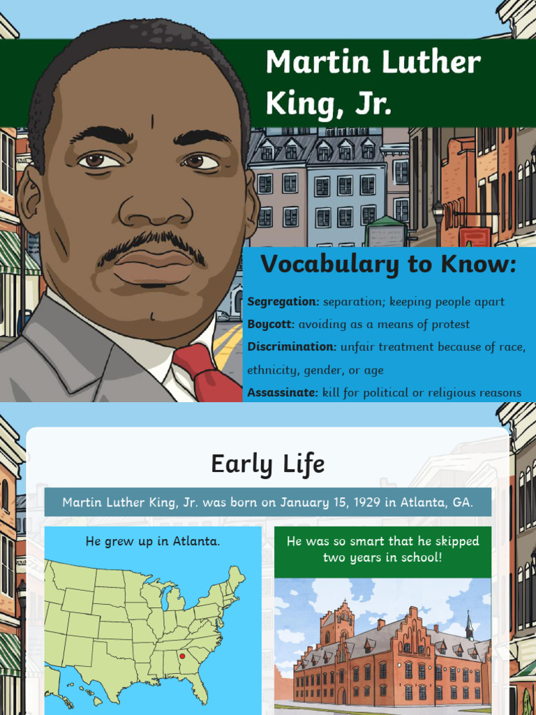 Martin Luther King Jr.: Civil Rights Leader | PDF | Martin Luther King ...