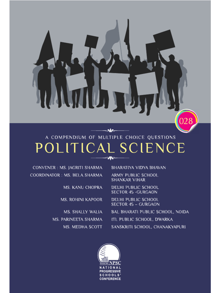 MCQ and ASSER Reason Chapterwise Pol Sci | PDF