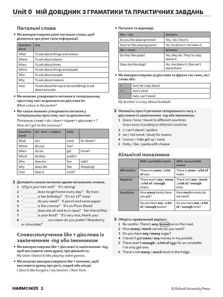 Harmonize_2_Ukraine_Grammar_Reference | PDF