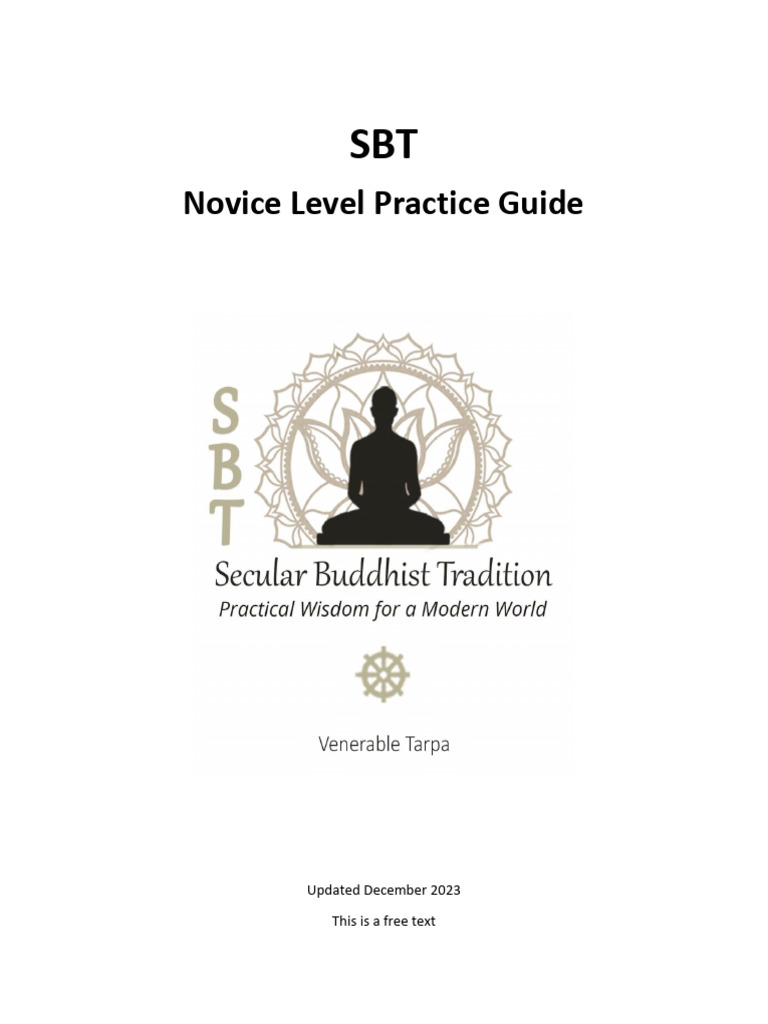 Novice Level Pratice Guide | PDF | Meditation | Thought