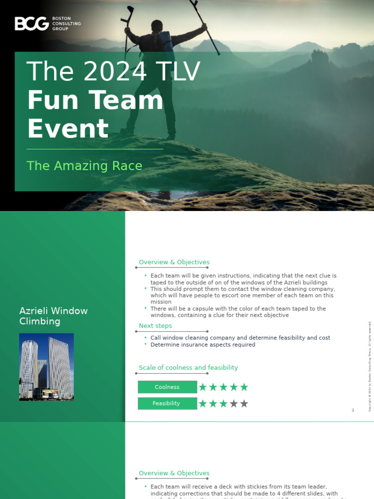 Fun Team Event Ideas | PDF | Underwater Diving