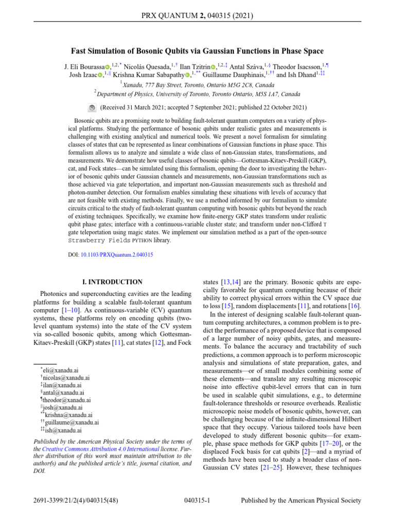 PRXQuantum 2 040315 | PDF | Quantum Computing | Matrix (Mathematics)