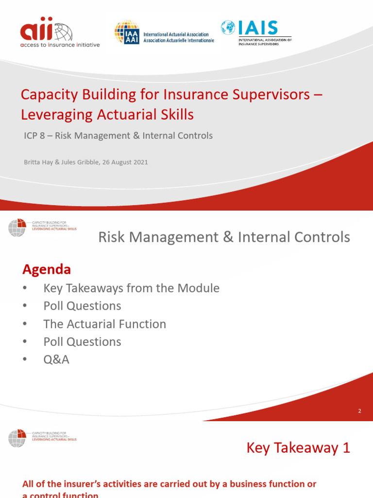 1.d - ICP 8 Risk Management and Internal Controls | PDF | Internal ...