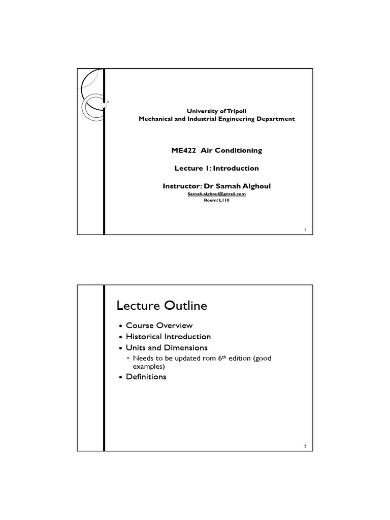 L01-Introduction | PDF | Air Conditioning | Building