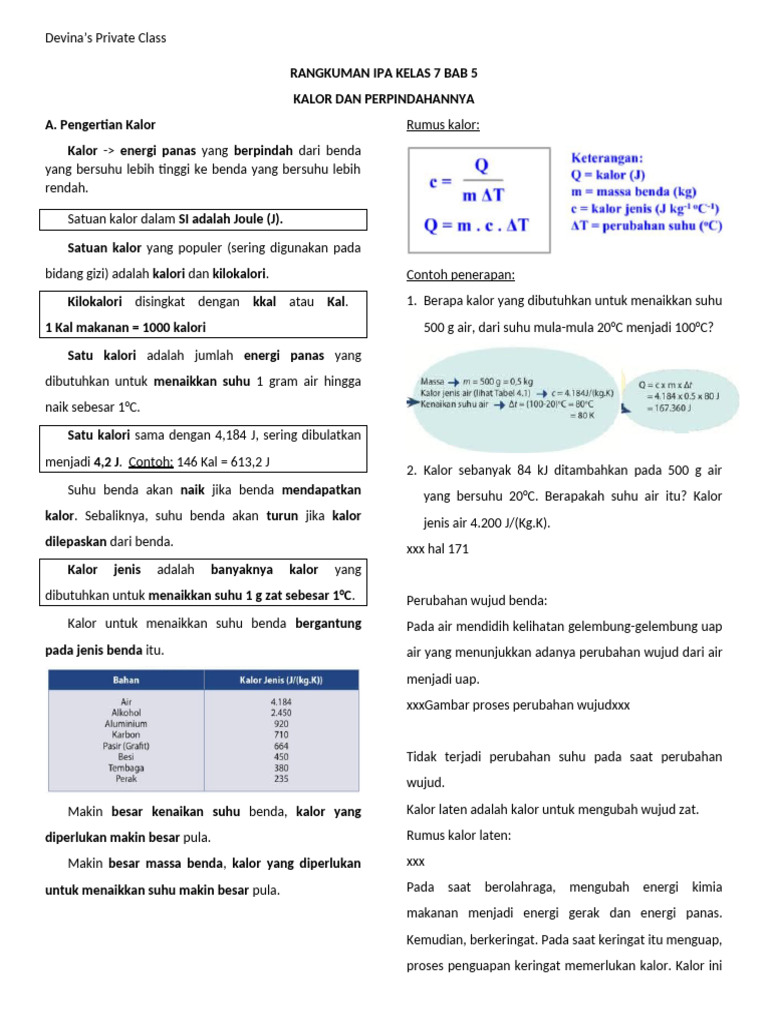 IPA Kelas 7. Bab 5. 04112020 | PDF