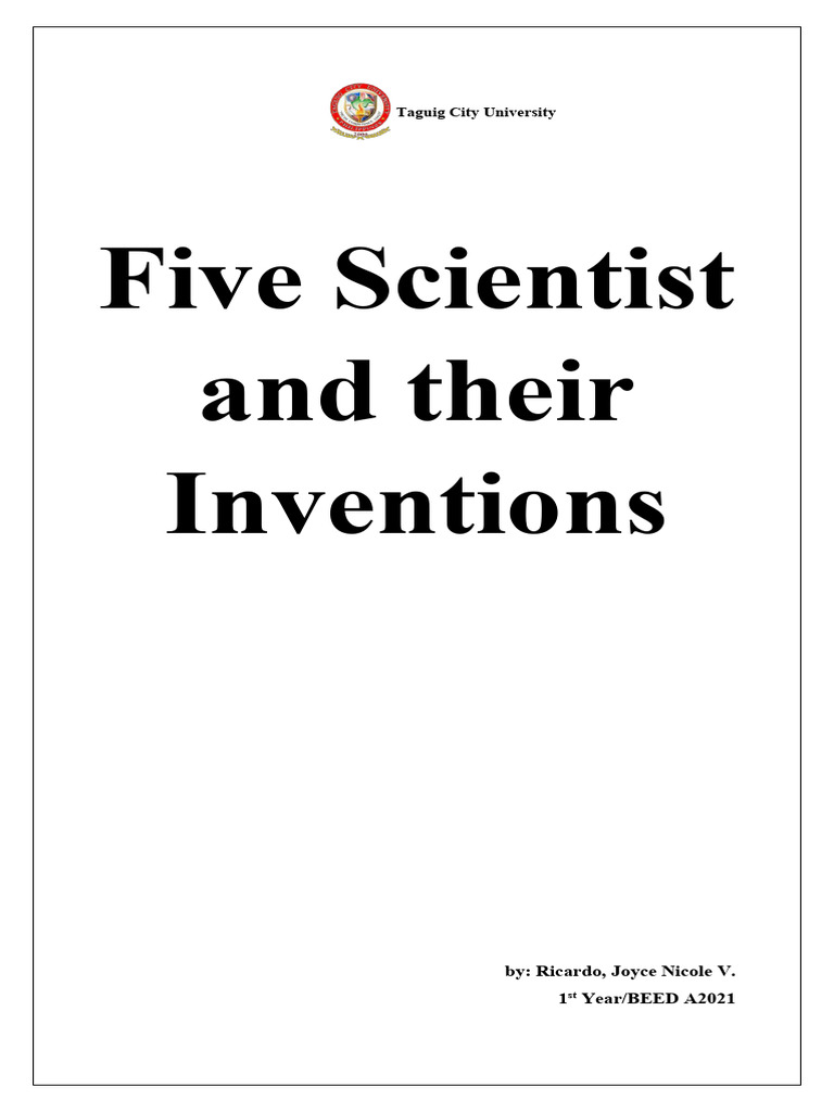 Scientist and Their Invention Long Ver. | PDF | Sea Ice | Earth Sciences