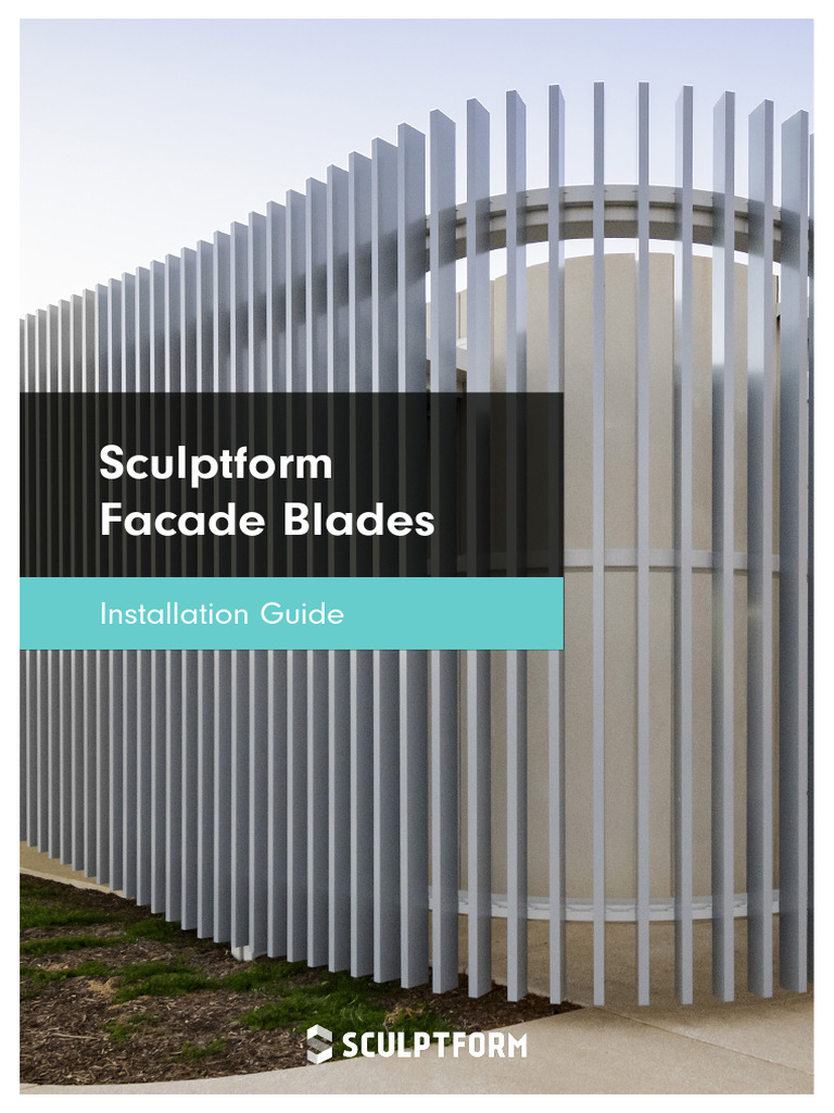 Sculptform Facade Blades Installation Guide | PDF | Extrusion ...