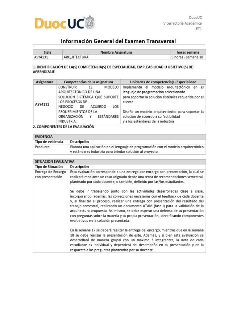 Et1 223 Asy4131 | PDF | Evaluación | Informática