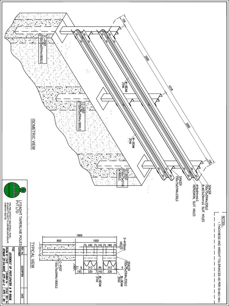 Double W-Beam - Isometric View | PDF