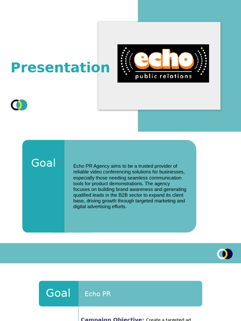 Presentation Results ECHO PR | PDF | Return On Investment | Social Media