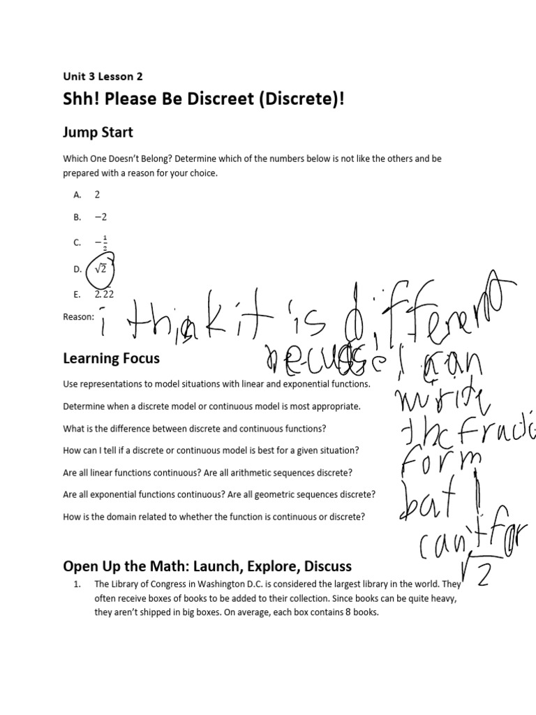 Kami Export - Maximus Zhu - Unit 3 Lesson 2 CW | PDF | Function ...