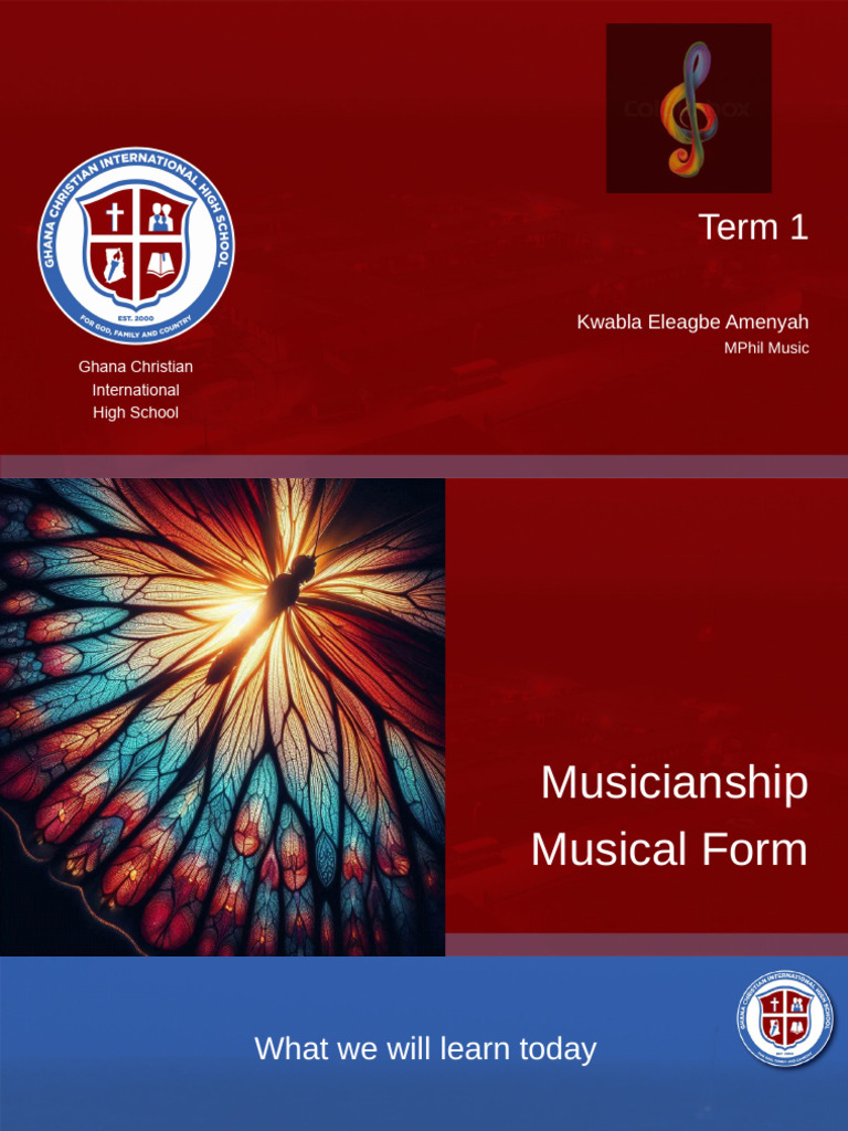 Gcihs 2024-25 PPT t1 Mus Y9 WK 2 l3.Pptx..Pptx Form | PDF | Musical Forms | Musicology