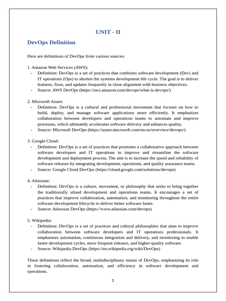 UNIT 2 | PDF | Version Control | Cloud Computing