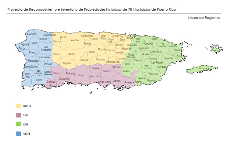 MAPA REGIONAL DE PUERTO RICO | PDF