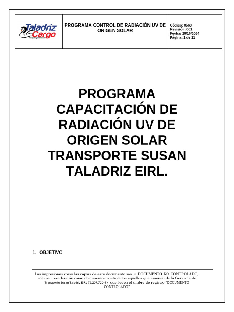 Programa Radiacion Uv | PDF | Ultravioleta | Dom