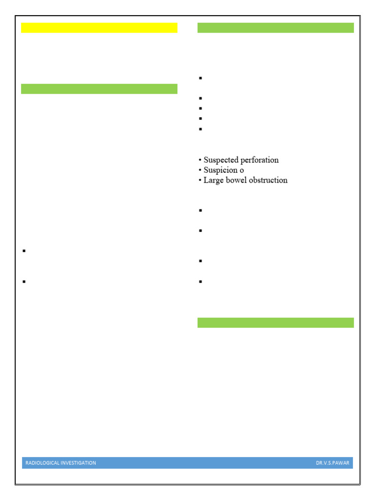 Radiological Investigation | PDF | Magnetic Resonance Imaging ...