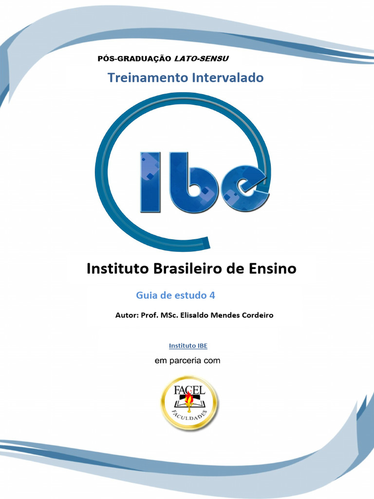 IBE - Pós em Treinamento Desportivo. 2 | PDF | Nervo | Neurônio