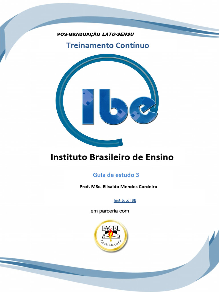 IBE - Pós em Treinamento Desportivo. 1 | PDF | Ciclo do ácido cítrico | Química