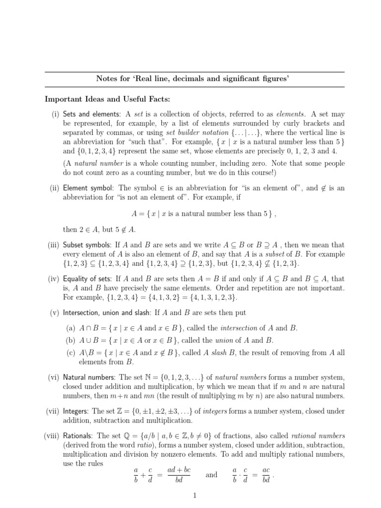 Introduction To Calculus (ITC - All Parts) | PDF | Square Root | Numbers