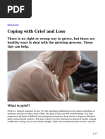 Growing Around Grief: Tonkin's Model | PDF | Grief | Behavioural Sciences
