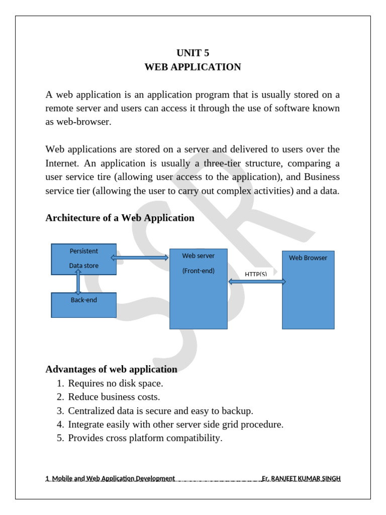 UNIT-5 WMAD | PDF | Databases | Web Application