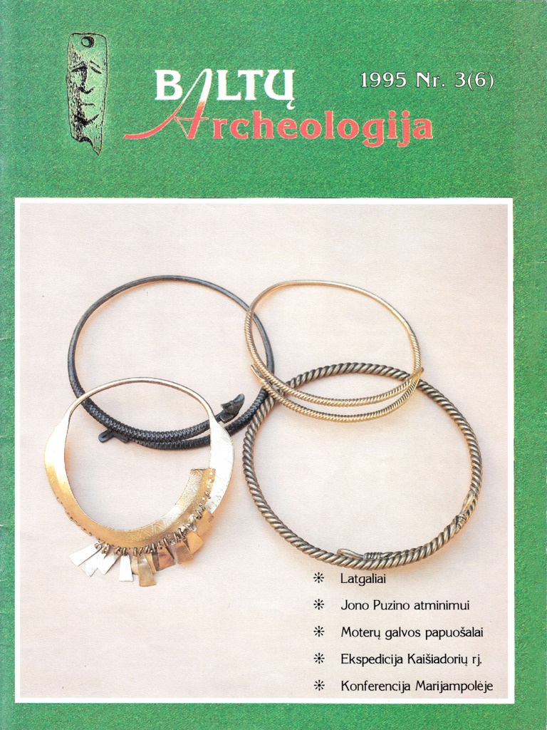 Baltu archeologija. 1995 Nr. 3(6) | PDF