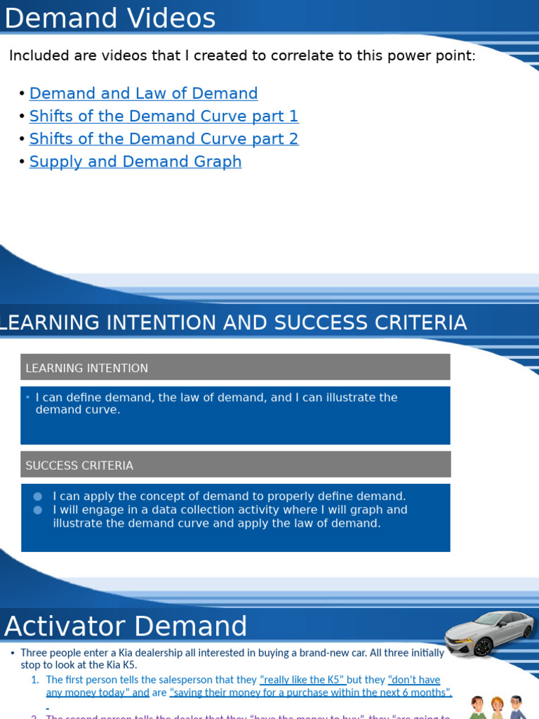 Unit 2 Lesson 1 Demand Power Point 1 Pdf Price Elasticity Of