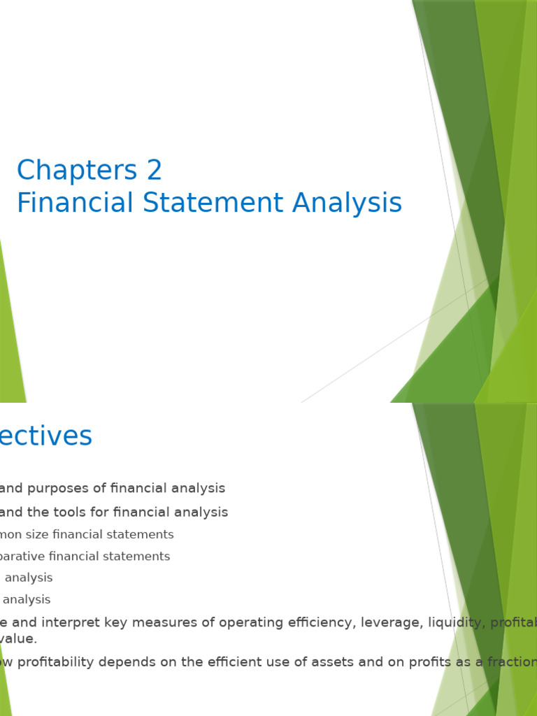 # Chapter 2 - Financial Statement Analysis | PDF | Equity (Finance ...