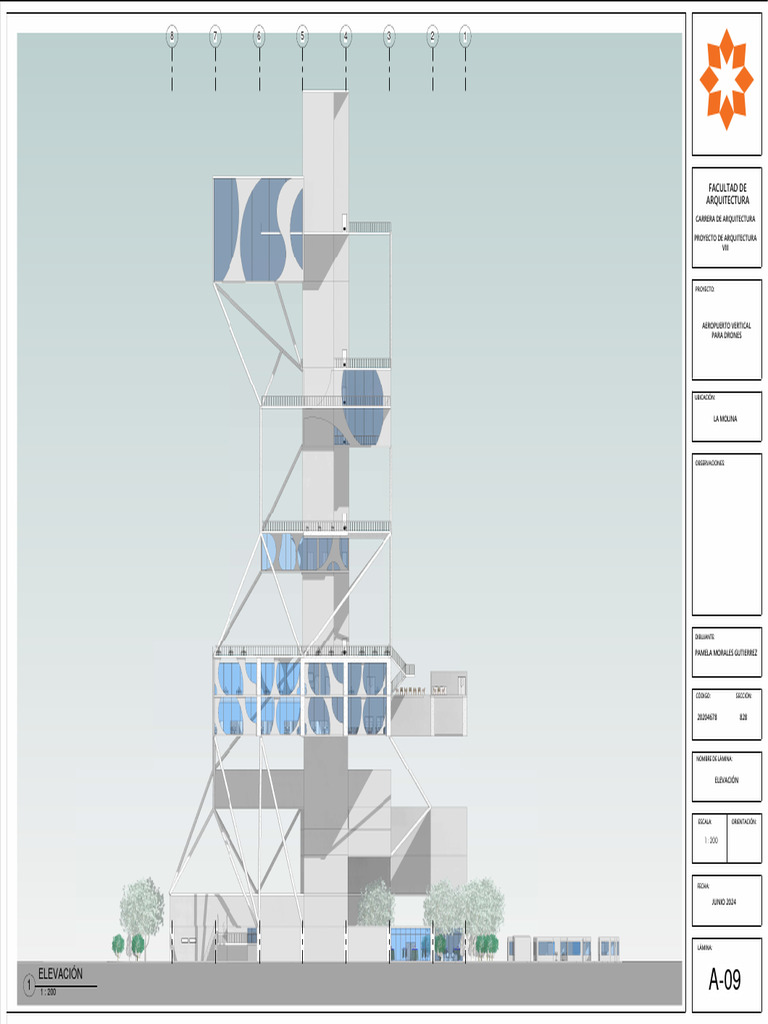 Plano - A-09 - Elevación | PDF
