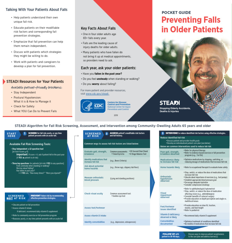 fall prevention pocket | PDF | Balance (Ability) | Clinical Medicine