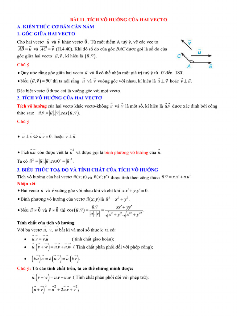 Chương 4 - Bài 11 - - Đề bài - Toán 10 - KNTT. | PDF