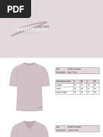 Mesurement - Size Chart Polo | PDF