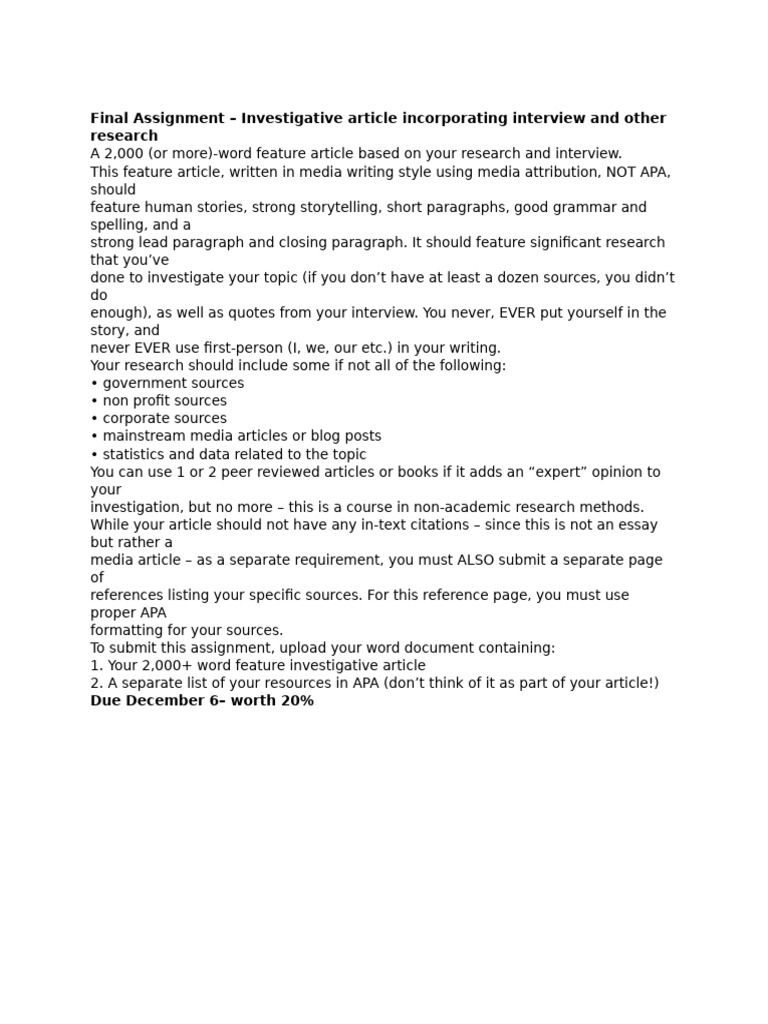 Final Assignment 2 | PDF