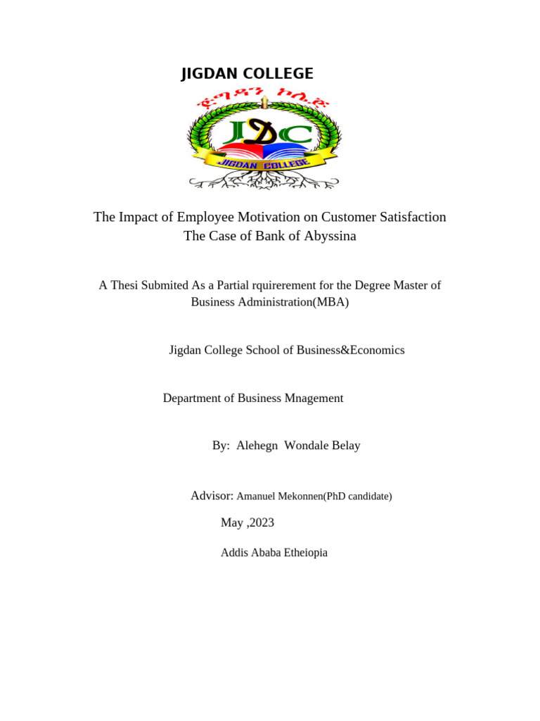 Alehegn | PDF | Motivational | Motivation